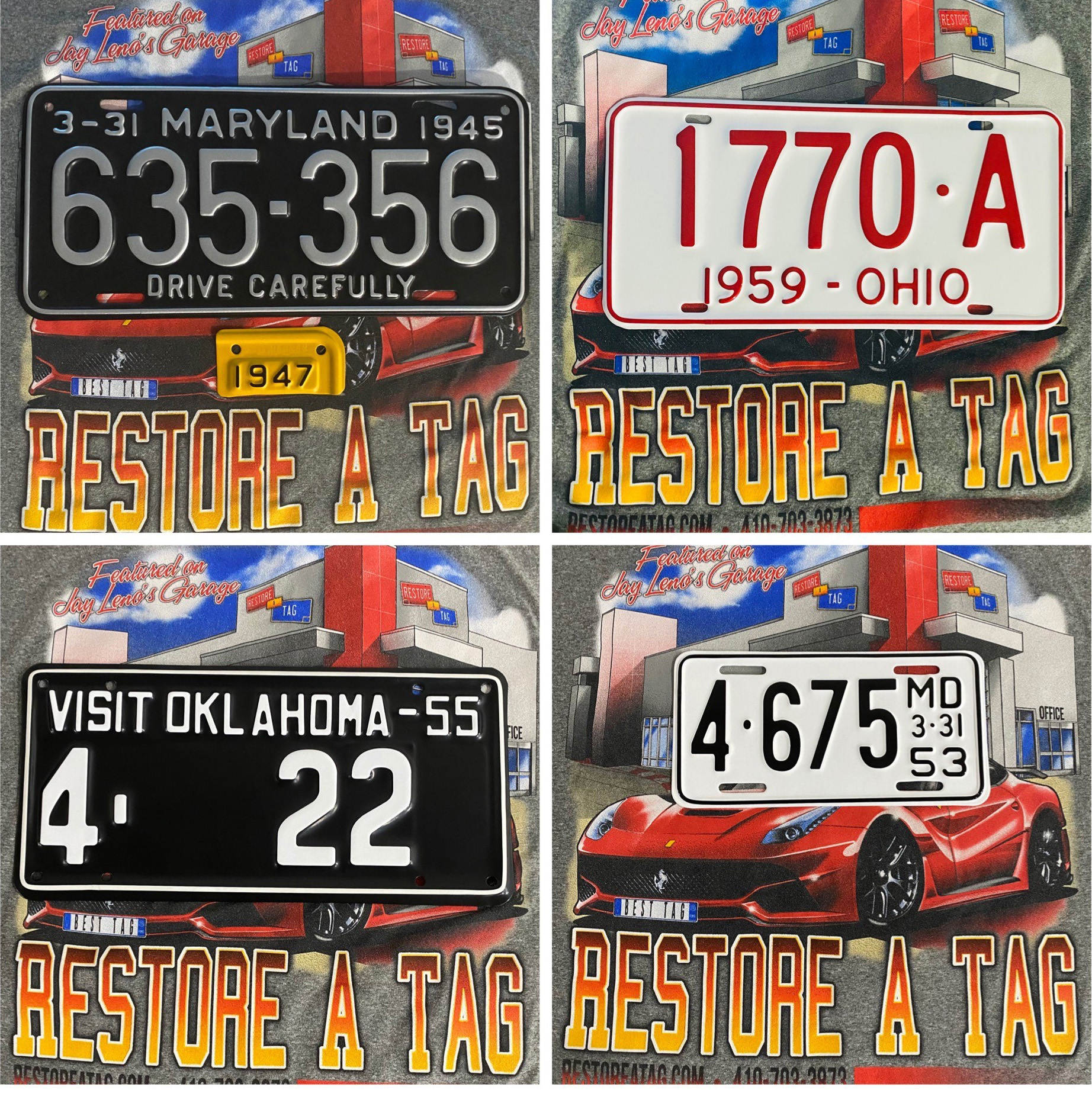 Tag restoration, antique license plates, license plate restoration ...